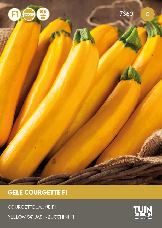 Gele Courgette zaden van Tuin de Bruijn - tuinderskwaliteit - geen ...
